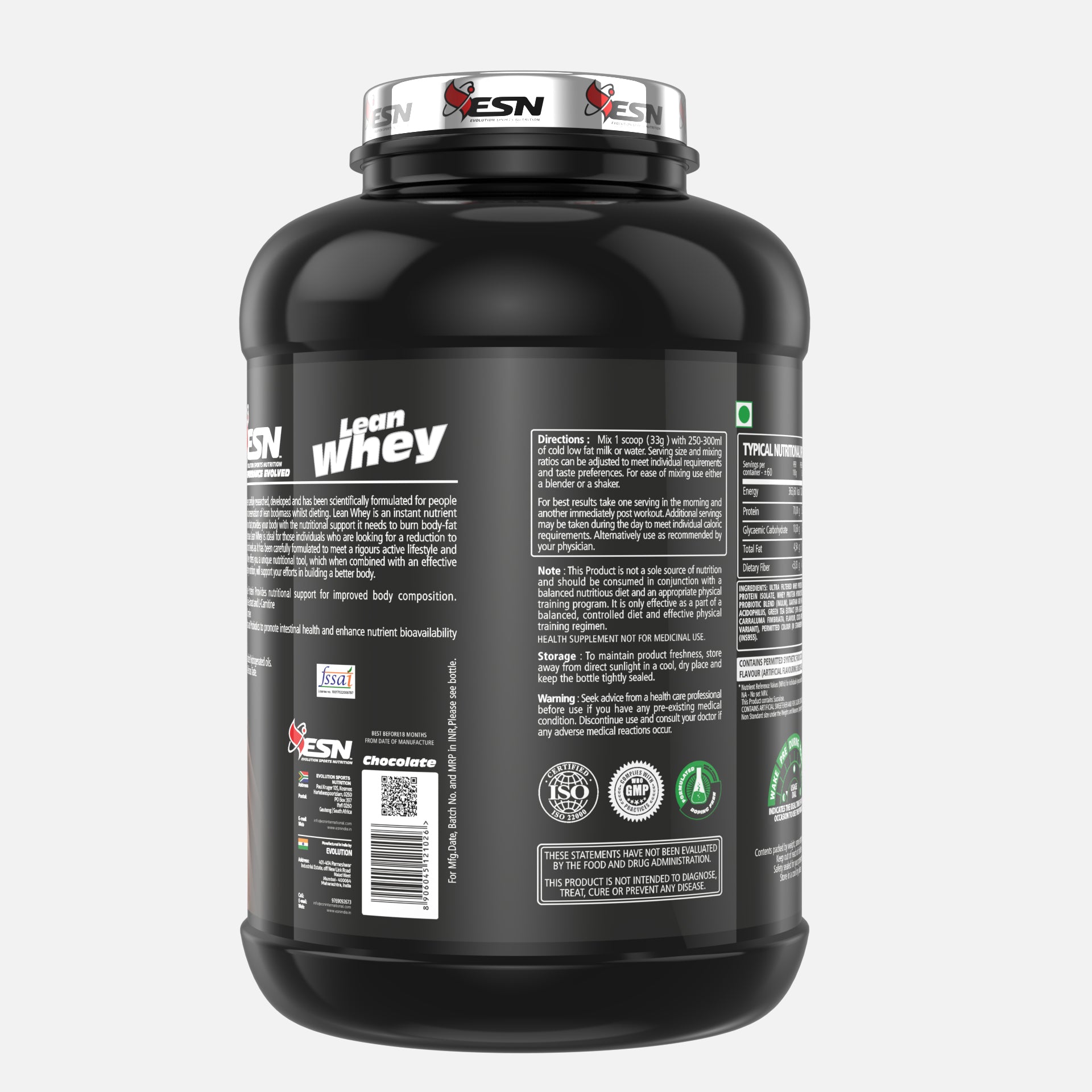 Lean Whey (Advanced Weight Loss & Fat Loss Protein Powder)