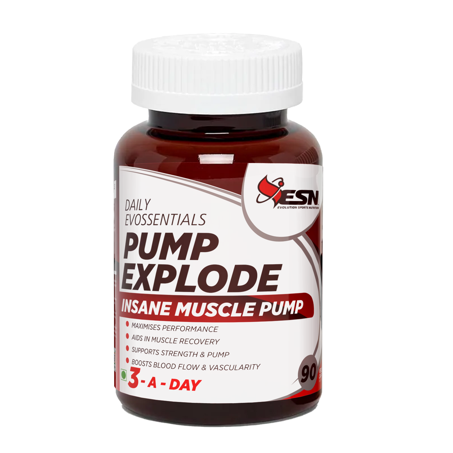 Insane Muscle Pump | ESN Pump Explode Capsules – 90 Caps